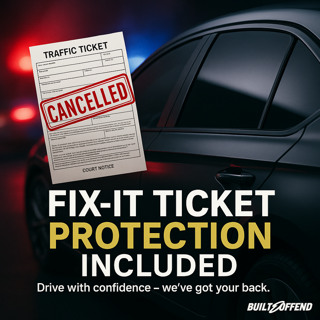 FREE Fix It Ticket Insurance – Built2Offend