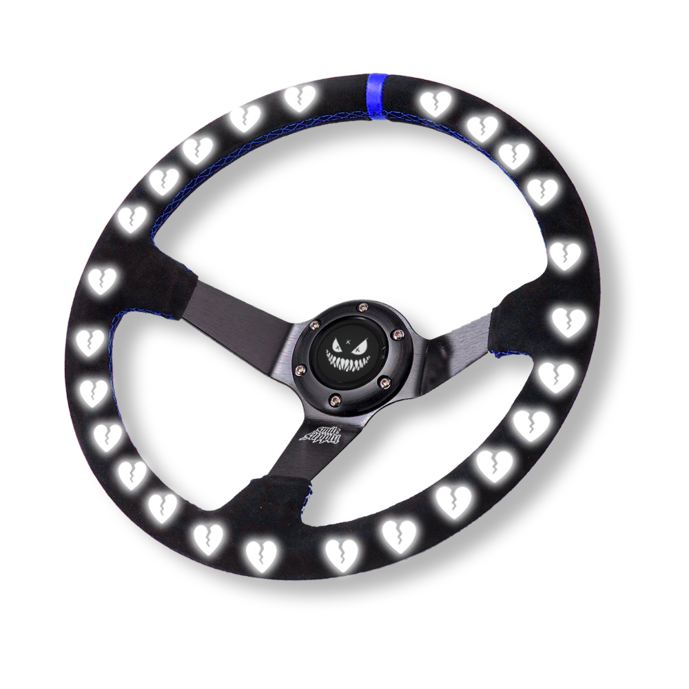 Reflective Broken Heart Steering Wheel – Built2Offend