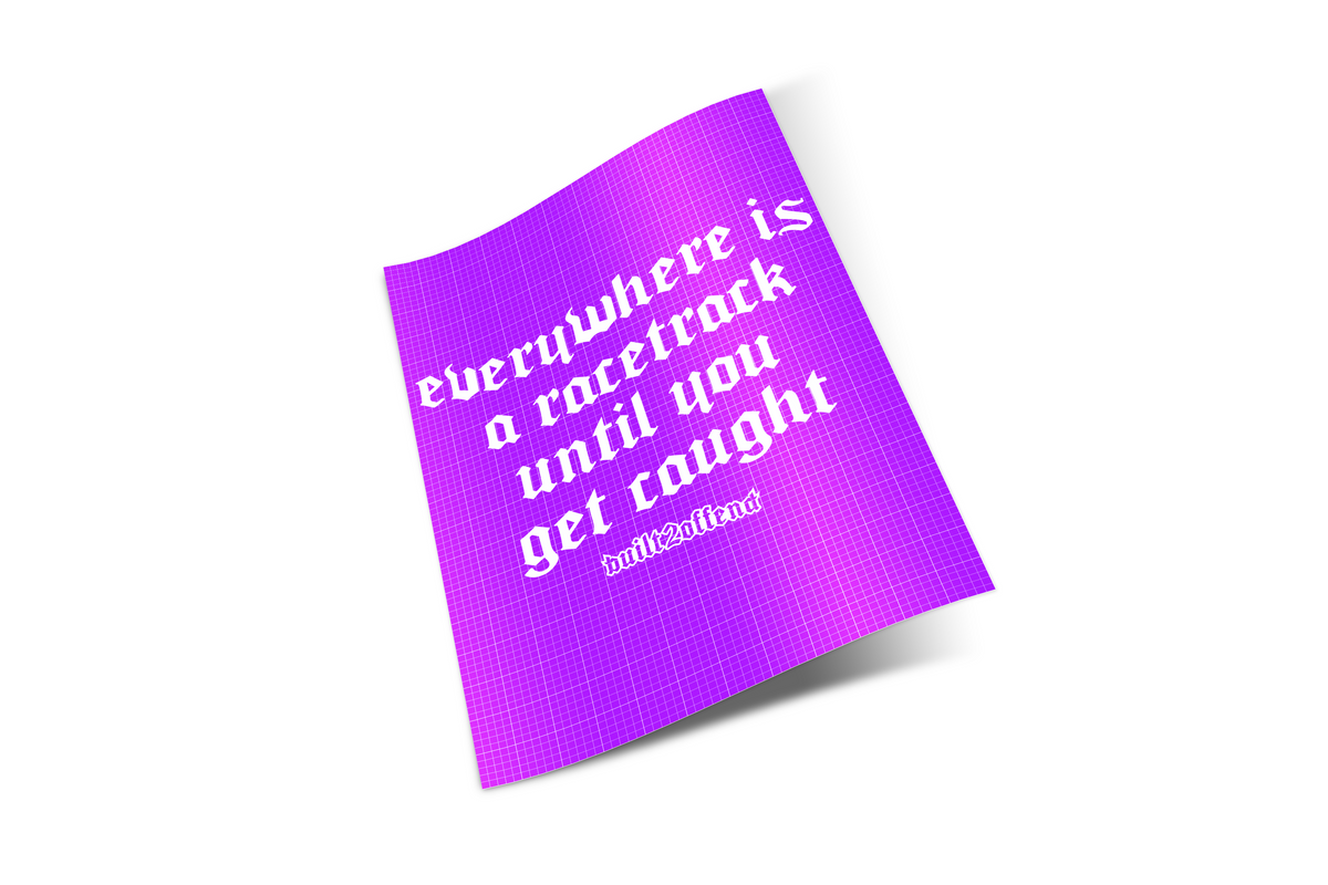 Racetrack XL Banner – Built2Offend