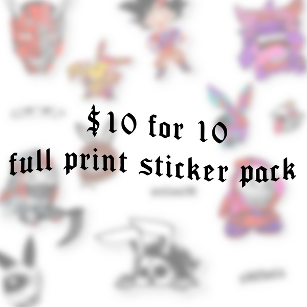 10 Sticker Pack – Built2Offend